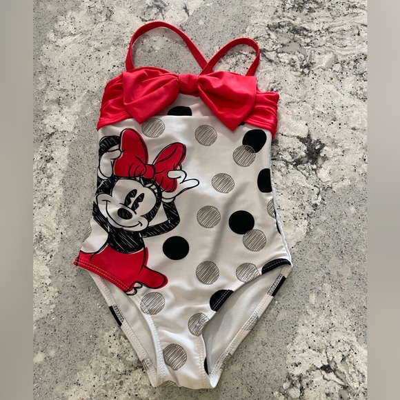 Disney | Swim | Disney Minnie Mouse Onepiece Bathing Suit Size 4 | Poshmark